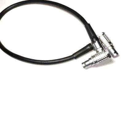 China 20 Inches Red Camera Monitor Cable 16 Pin To 16 Pin Right Angle for sale