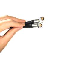 China 20 Inches Red Camera Monitor Cable 16 Pin To 16 Pin Right Angle for sale