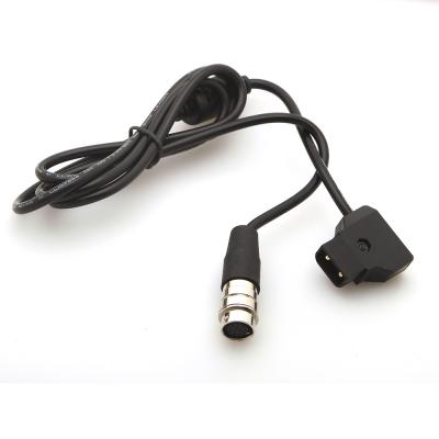 China 40 Inches 12 Pin Hirose Camera Cable With 12V D Tap Male Connector for sale