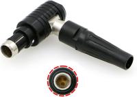 China RS 3 Pin Fischer Right Angle Connector For ARRI Alexa  Mini LF Camera for sale