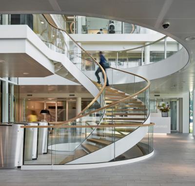 China Residential Modern Spiral Staircase Internal Prefabricated Interior Stairs for sale
