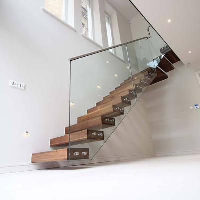 China Stainless Steel 304 316 Glass Railing Standoffs for Straight Stairs Balcony 12mm for sale