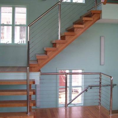 China SS316 SS304 Cable Railing Systems For Decks , Metal Cable Stair Railing for sale
