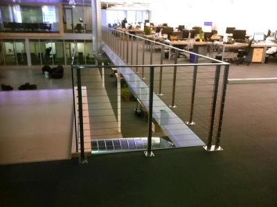 China Outdoor Simplicity Stainless Steel Cable Railing Horizontal Heavy Duty for sale