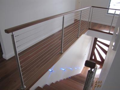 China Stainless Steel Wire Cable Railing Interior Balustrade Custom Design 8mm for sale
