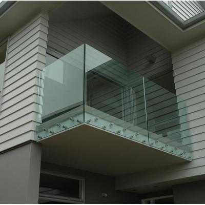 China Patch Fitting Stainless Steel Glass Standoff Brackets For Tempered Glass Balustrade for sale