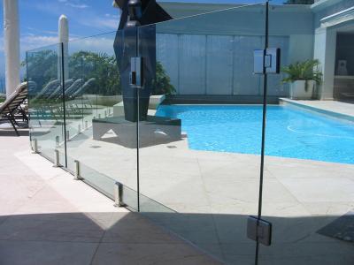 China Certified Spigot Glass Railing for Indoor Outdoor Stair 12mm Tempered Glass for sale