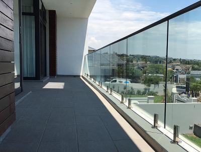 China Ss 316 Clamp Glass Railing Standoffs Architectural Glass Deck Railing for sale
