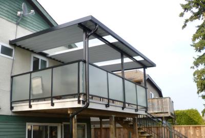 China Opaque Frosted Frameless Glass Balustrade Side Mounted For Staircase for sale
