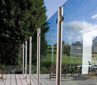 China Australia Standard Deck Railing Glass Balusters Structural Glass Balustrade for sale