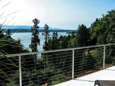 China Weatherproof Stainless Steel Cable Railing Outdoor Deck Cable Railing for sale