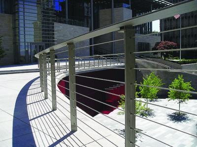 China Easy Install Horizontal Stainless Steel Deck Cable Railing 4mm 6mm 8mm Thickness for sale