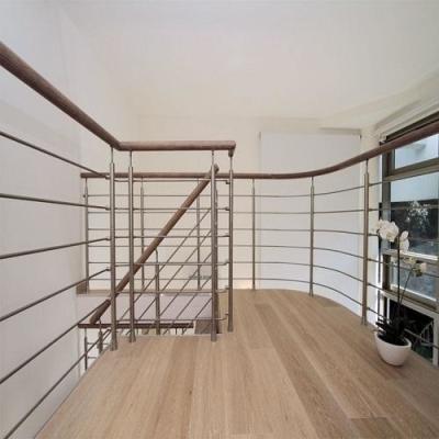 China SS 304 316 Metal Tube Stair Railing Home Safety Protection Custom Design for sale