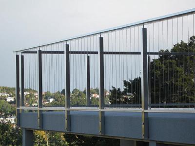 China Outdoor Balcony Stainless Steel Cable Stair Railing Horizontal Cable Railing for sale