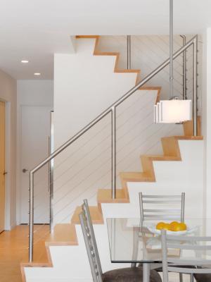 China Flexible Stainless Steel Cable Railing Prefabricated Tension 1/8 inch 316 Marine Grade for Stair Balustrade for sale