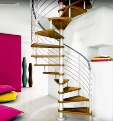 China Side Mounted Stainless Steel Rod Railing Safety for Spiral Stair Balustrade 42mm for sale