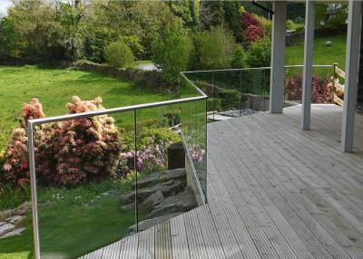 China Security Aluminum Glass Railing Kits Stable Modern Design Multicolor Options for sale