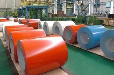 China Colorful Silicone Coated Galvanized Steel Coil With 0.12-1.5mm Thickness for sale