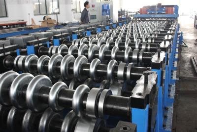 China Galvanized Steel Silo Roll Forming Machine With 18 Forming Stations for sale