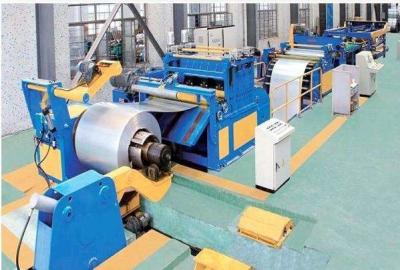 China Stainless Steel / Flat Bar Slitting Line Machine Galvanized Rolled Steel Flat Bar Chamfering for sale