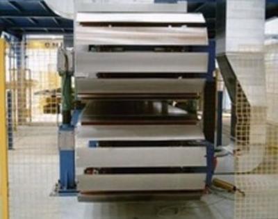China Color Steel Plate Sandwich Panel Making Machine , Continuous Polyurethane Foam Machine for sale
