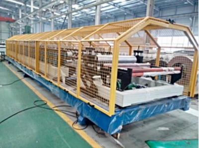 China YTSING-YD-4527 PU Sandwich Panel Machine 12 - 16 M / Min With PLC Control for sale