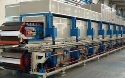 China Touch Screen Rockwool Sandwich Panel Machine With 2 - 6m / Min Linear Speed for sale