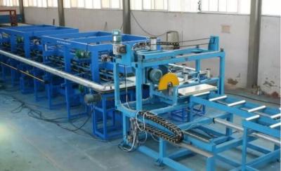 China Aluminium Steel Composite Rockwool Sandwich Panel Machine 58 M X 4 M With PLC Controlling for sale