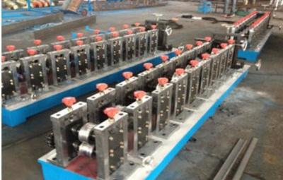 China 3 Ton Passive Decoiler Automatic Door Frame Roll Forming Machine with Hydraulic Punching for sale