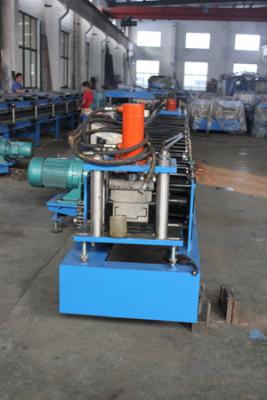 China Automatic Door Frame Roll Forming Machine 8000mm X 800mm 5 Tons 4Kw Hydraulic Cut for sale