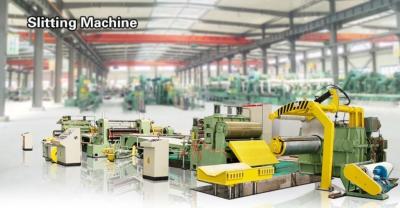 China High Speed Steel Coil Slitting Line 1400 Mm Semi Automatic Hydraulic Slitting Line for sale