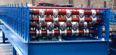 China Manual Uncoiler Rockwool Sandwich Panel Machine / Production Line PLC Controller for sale