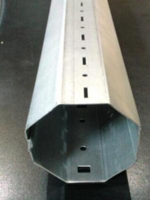 China Hydraulic 4kw Door Frame Roll Forming Machine Galvanized Steel Octagon Pipe Roll Former for sale