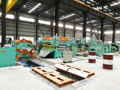 China CRS Stainless Steel Slitting Line Machine , Steel Coil Cutting Machine for sale