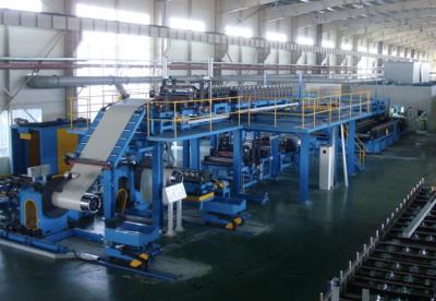 China Double Belt Continuous PIR PU Sandwich Panel Machine For Exterior Wall , Max Speed 12M / Min for sale