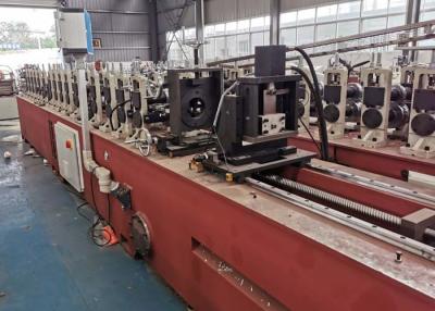 China Galvanised Steel Aluminum Safety Roll Forming Line For Door Frame Racking for sale