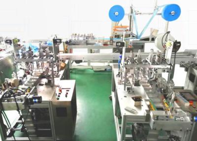 China Disposable Dust Medical Surgical Face Mask Production Machine High Making Speed for sale