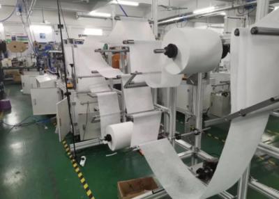 China Folding Mask N95 Non Woven Face Mask Machine / Surgical Face Mask Making Machine for sale