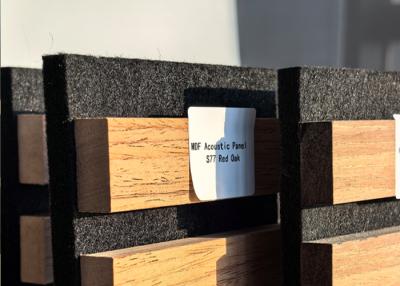China Wooden Slat Acoustic Wall Panels Noise Reducing For Office for sale