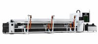 China High Precision Fiber Laser Tube Cutting Machine Auto Feeding 6000mm Tube Length for sale