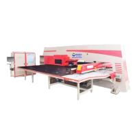 China Servo Motor Power CNC Turret Punching Machine 300 KN Punching Capacity for sale