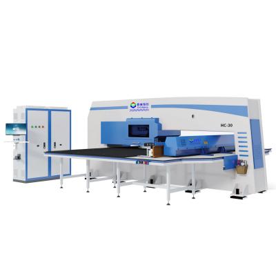 China Servo Motor CNC Turret Punch Press Machine 300KN Punching Capacity for sale