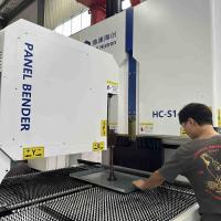 China Fully Automated CNC Panel Bender with 13 Axis Synchronized Coordination and ±0.1mm Precision for Sheet Metal Bending for sale