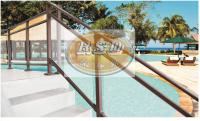 China 10-12mm Tempered Glass Balcony Railing with 36-42 Inch Height Options for Outdoor Decks and Balconies for sale