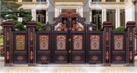 China Custom Aluminum Villa Gate 8-20ft Widths with 3-5mm T6 Alloy & Galvanized Finish for sale