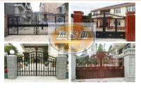 China Modern Zinc Steel Villa Gate 5-12ft Height Range with 1200 lbs Impact Resistance - Galvanized Security Fence for sale