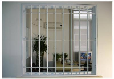China Modern Galvanized Stainless Steel Security Window - 304 Steel, 1.05m Height, ≤0.15mm Fit Tolerance for Indoor/Outdoor Use for sale