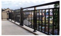 China Zinc Steel Railing 36 Inch Height ISO Certified Strong Weather Resistance for sale