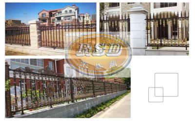 China Modern Aluminum Villa Security Gates with Galvanized Finish - 60% Lighter Than Iron, Height Range 1.05m to 24m for sale