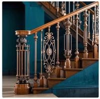 China Custom Glass Metal Stair Railing 6-12mm Safety Glass with 1.05m Height for Indoor Outdoor Use for sale